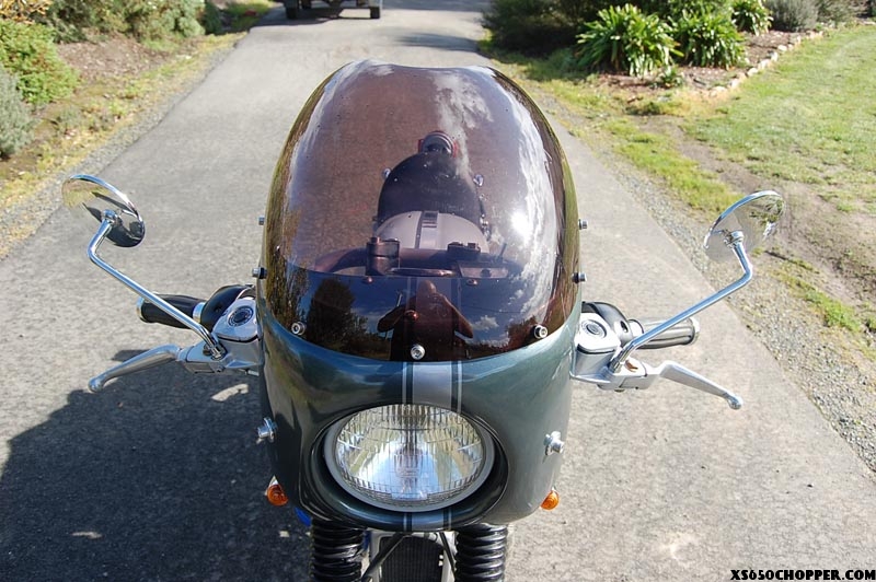 Manx style cafe racer