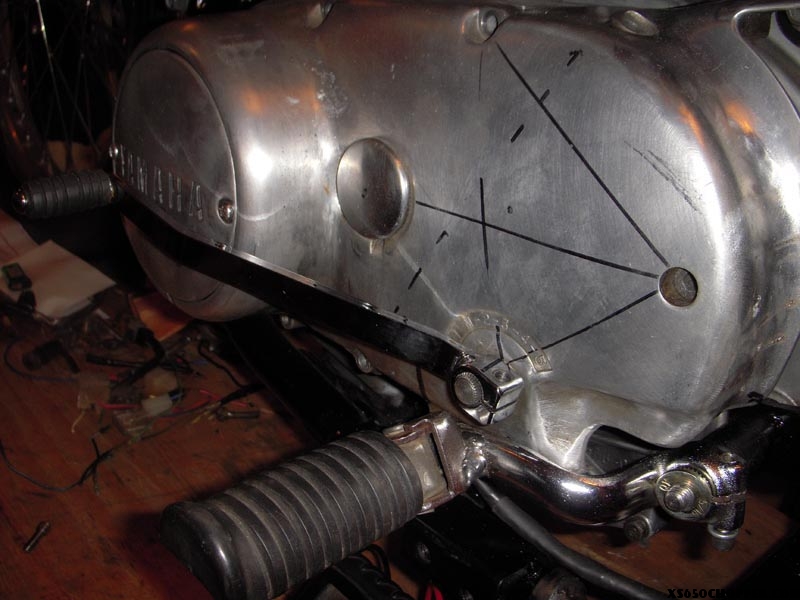 Cantilevered Mid controls for the XS650