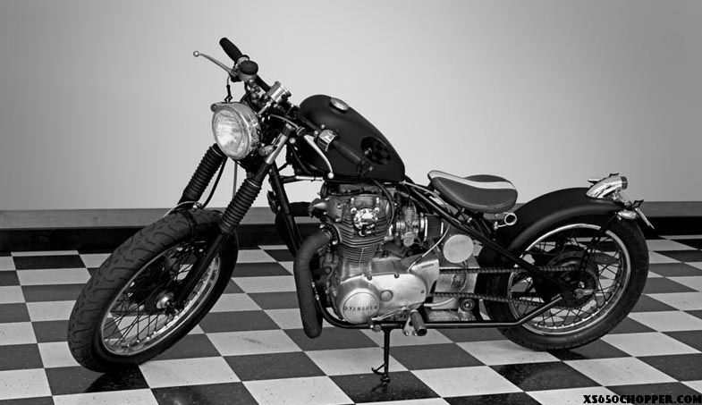 1972 xs2 Rat Bob Chop