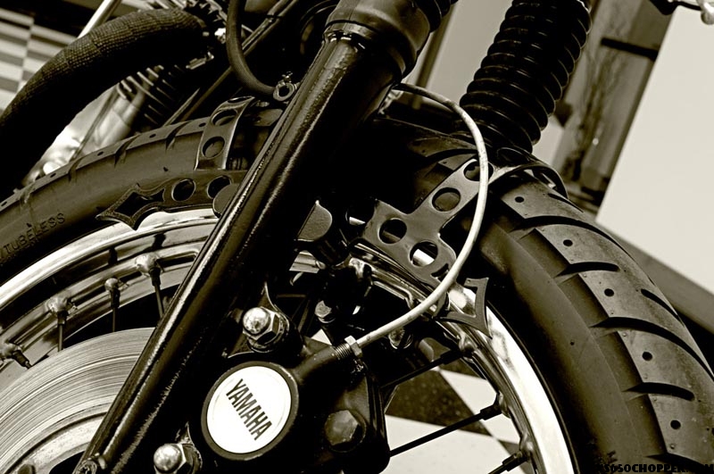 1972 xs2 Rat Bob Chop