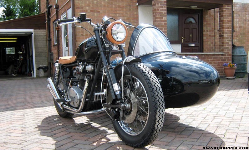fibreglass sidecar xs650
